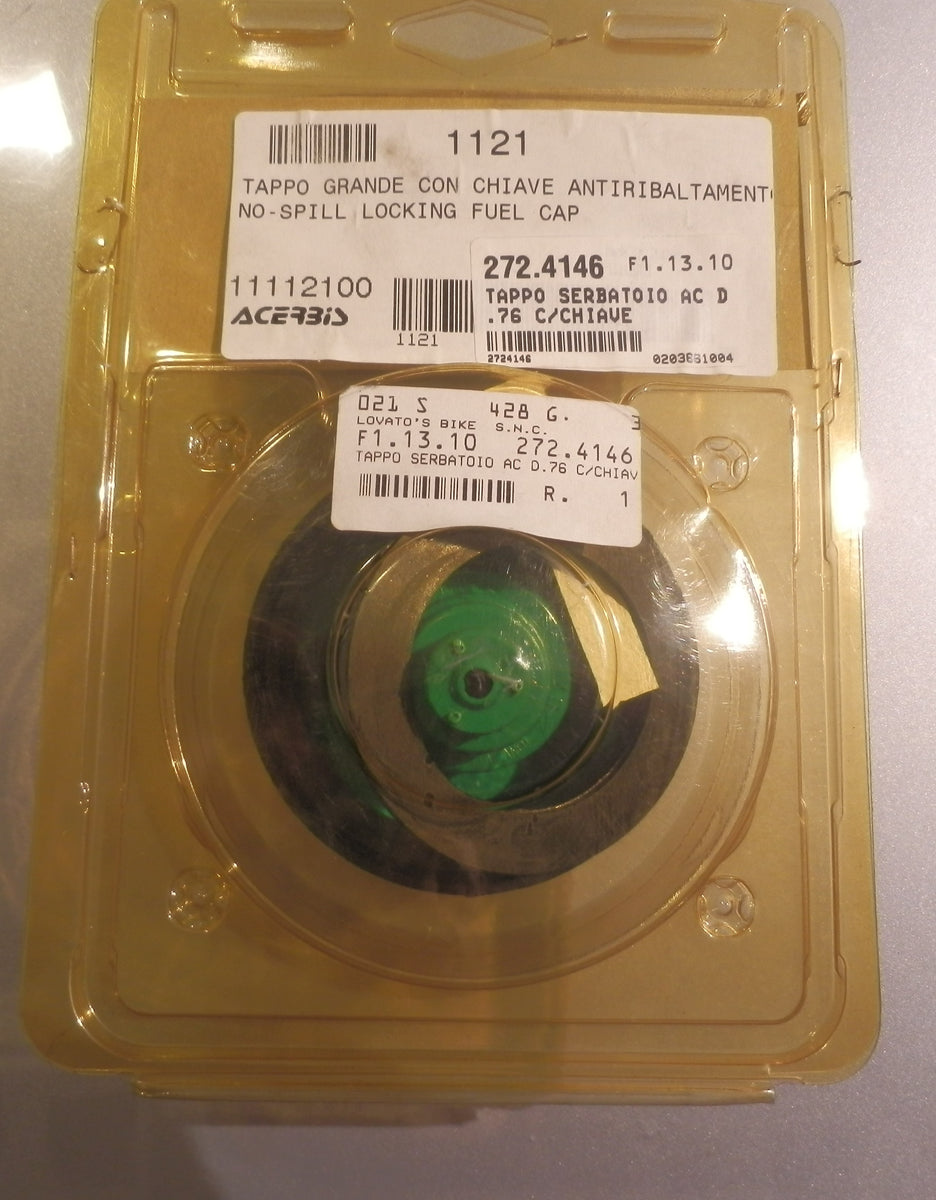 TAPPO SERBATOIO GRANDE CON CHIAVE ACERBIS – Lovato's Bike - Shop